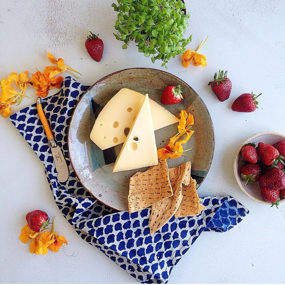 Indigo Fish Scales Hamptons Tea Towel|Peacocks And Paisleys – PEACOCKS ...